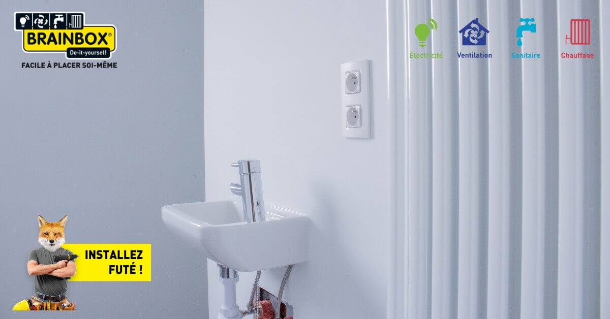 Le Sani-Push-Box et ses éléments sanitaire - Brainbox